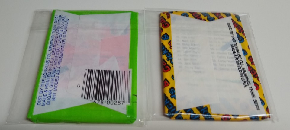 1981 1982 Donruss Golf Unopened Wax Packs Rookies Nicklaus Fred Couples ...