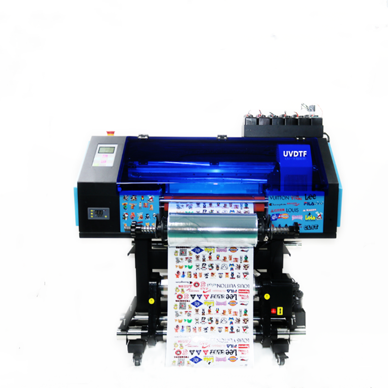 XP600 Double Head A3 Crystal Label Printer UV DTF Transfer Stickers ...