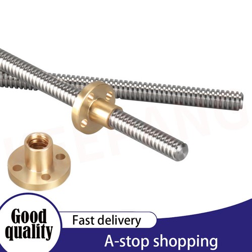 T8-T36 Trapezgewindespindel 1 Meter,304 Edelstahl-Leitspindel & Messing ...