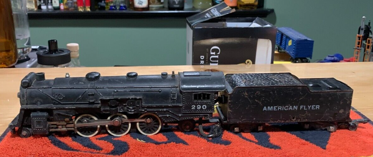 Gilbert American Flyer S Gauge 4-6-2 Steam Engine Locomotive #290 ...