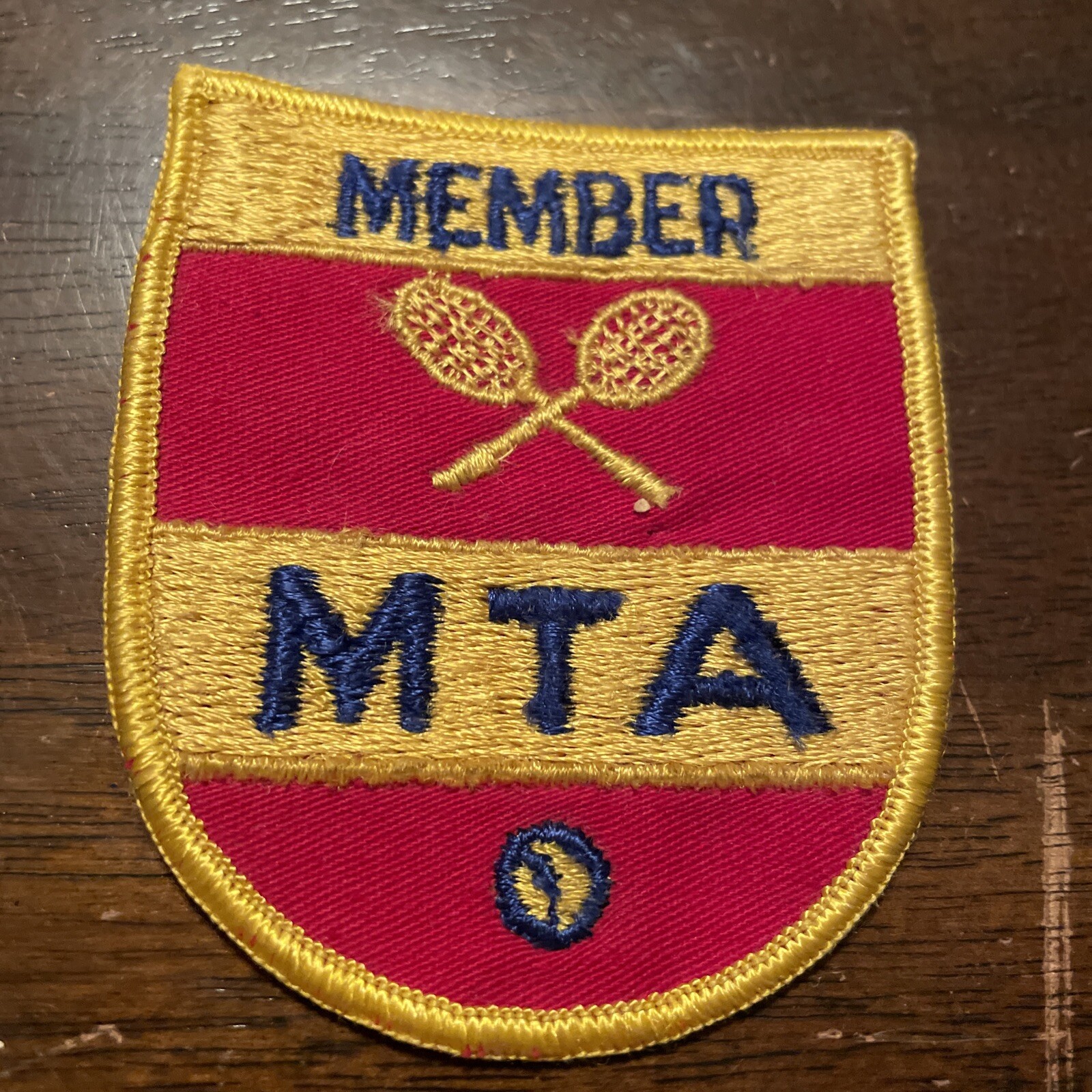 Vintage MEMBER MTA PATCH tennis | eBay