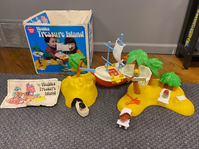 Vintage Weebles Treasure Island Pirate Ship in Box Romper Room 1975 | eBay