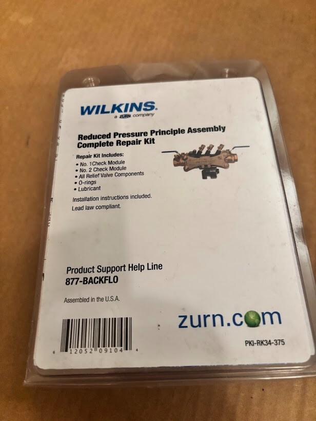 RK34-375RPPA Complete Repair Kit 1/2" & 3/4" Model 375 | eBay