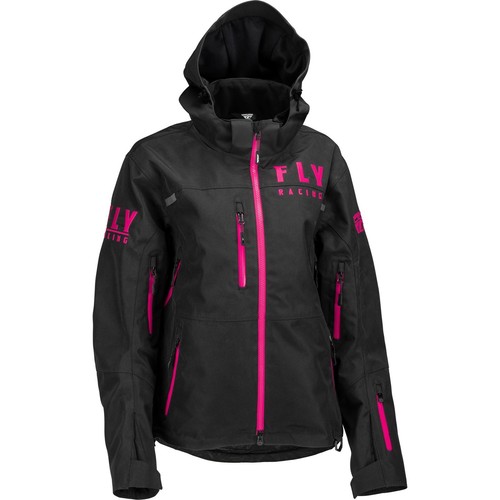 Fly Racing Women's Carbon Jacket - Black/Pink - Small 470-4502S ...