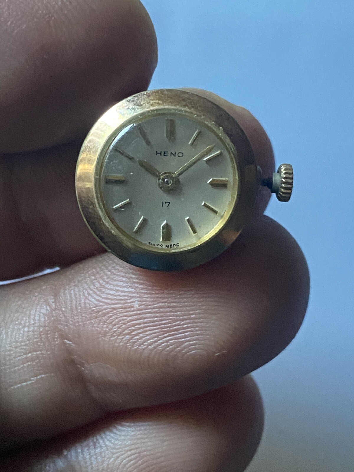 Vintage Heno Ladies Watch Hand Wind Gold Plated | eBay