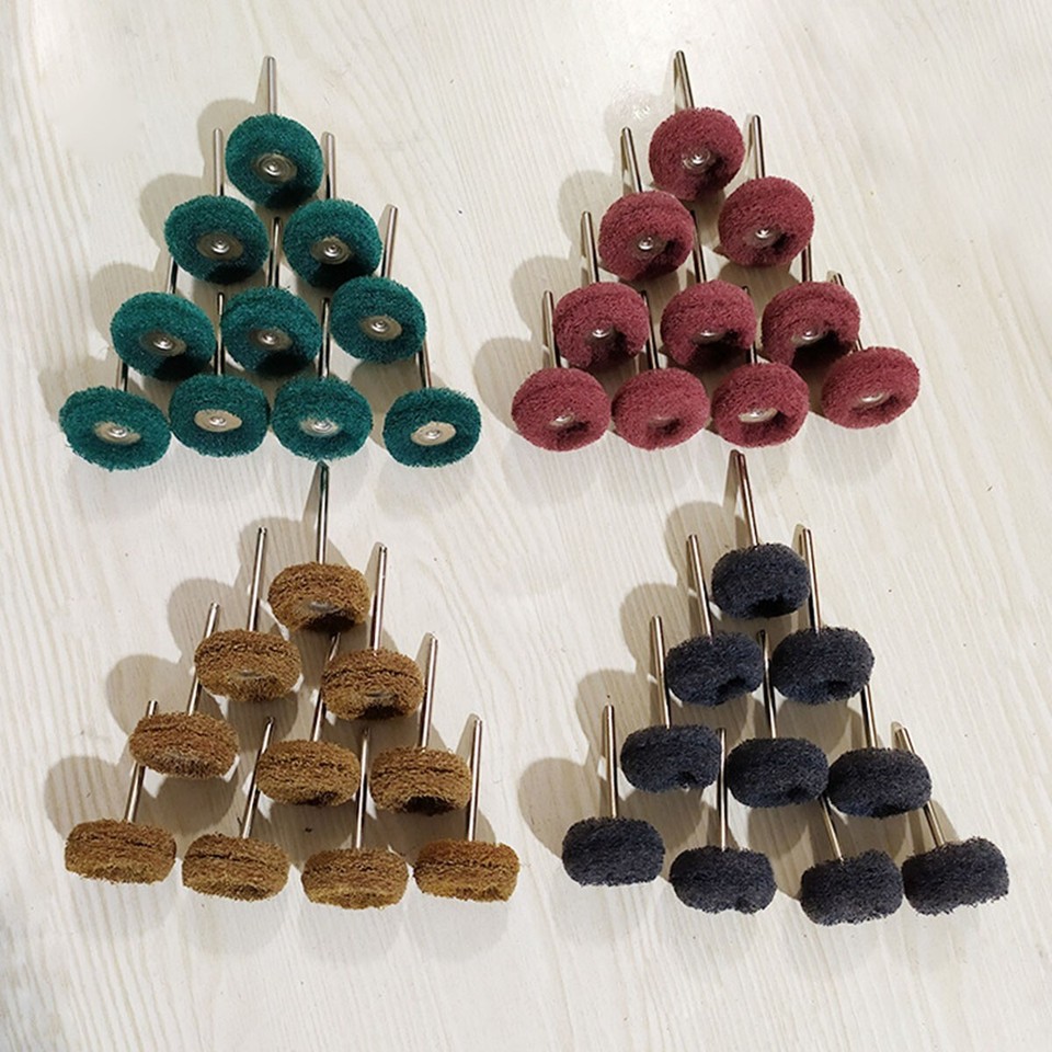 1-80PCS Double Wheel Buffing Polishing Set For Dremel Rotary Tool Bit ...