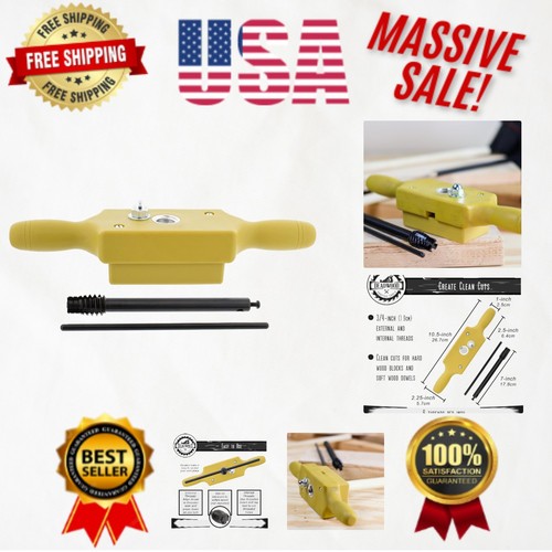 Compact 3/4in x 6TPI Dowel Threading Kit - Essential for Woodworking ...