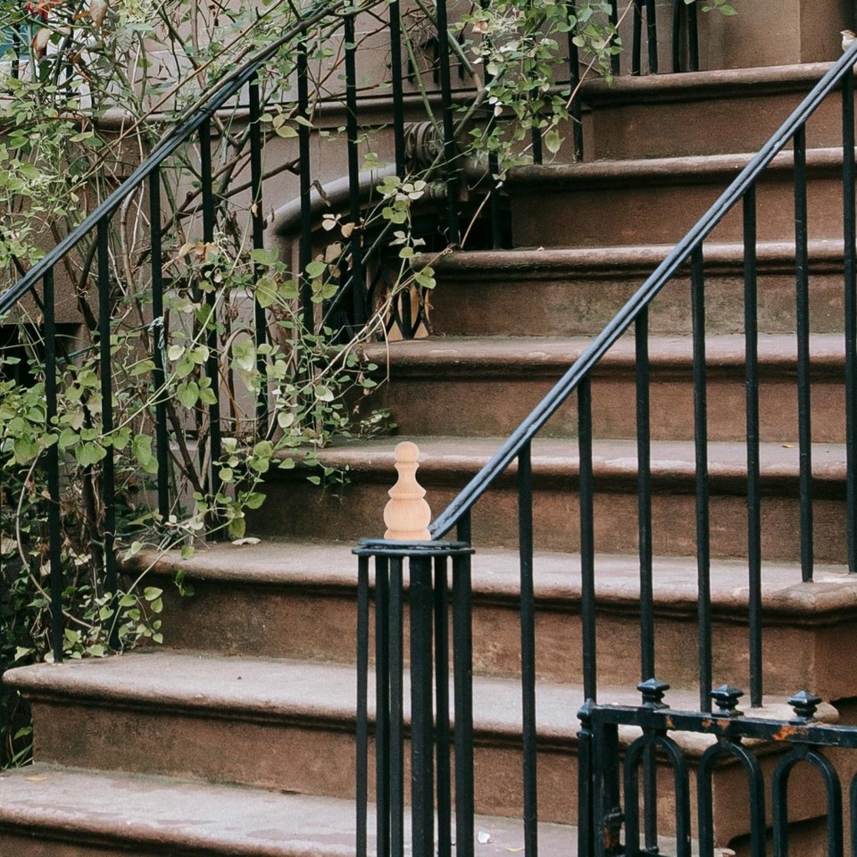 Unfinished Craft Sticks Staircase Decorative Finials for Bed Post ...