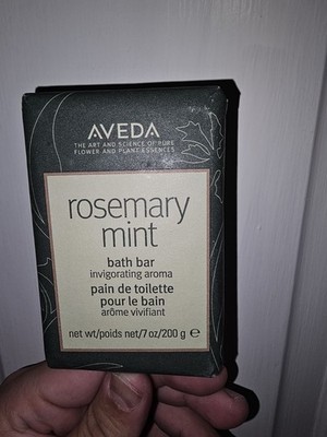Aveda Rosemary Mint Bath Bar 7oz | Invigorating Aroma | New Sealed Soap ...