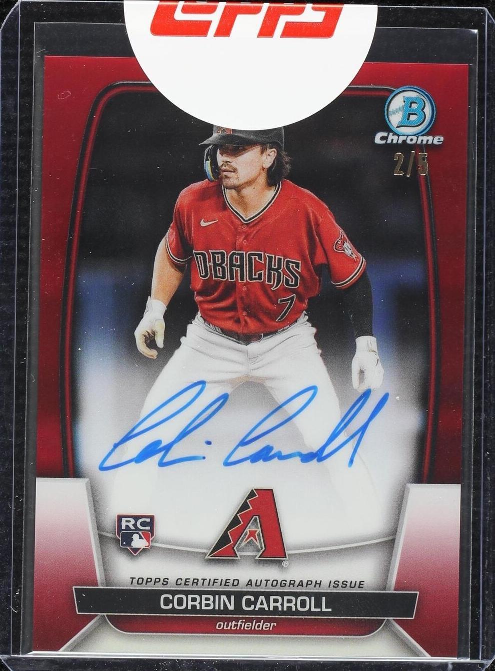 2023 Bowman Chrome - Chrome Rookie Autographs Corbin Carroll #CRA-CC ...