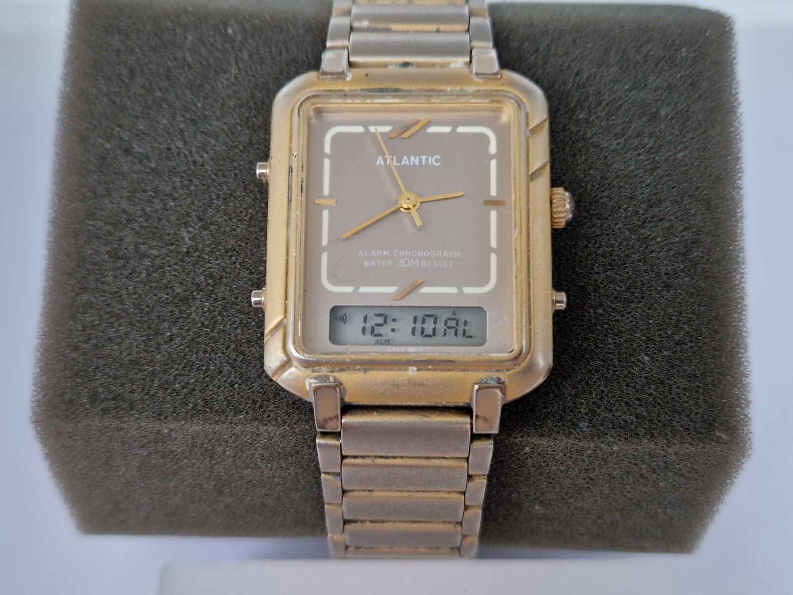 Atlantic Chronograph Alarm - Analog - Digi - Vintage - Quartz | eBay