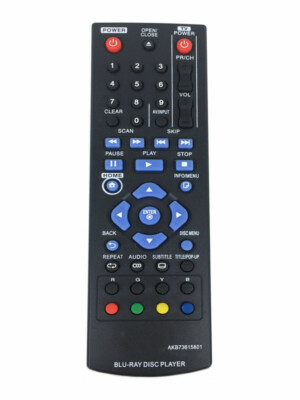 NEW For LG BD660 BD560 BD550 BD670 BD570 BD620 Blu-ray DVD Remote ...