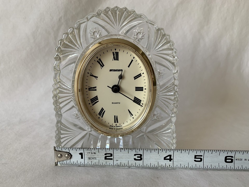 JG DURAND CRYSTAL CLOCK MADE IN FRANCE/Clock Pieces Made In Germany ...