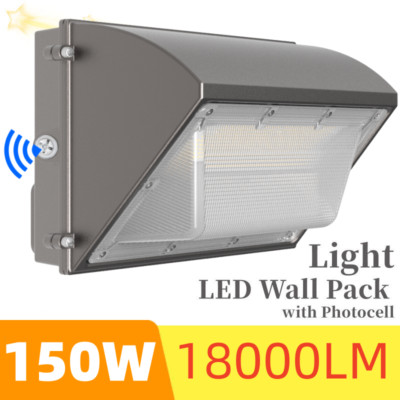 150Watt - 18000LM LED Wall Pack Light,Outdoor Commercial and Industrial ...
