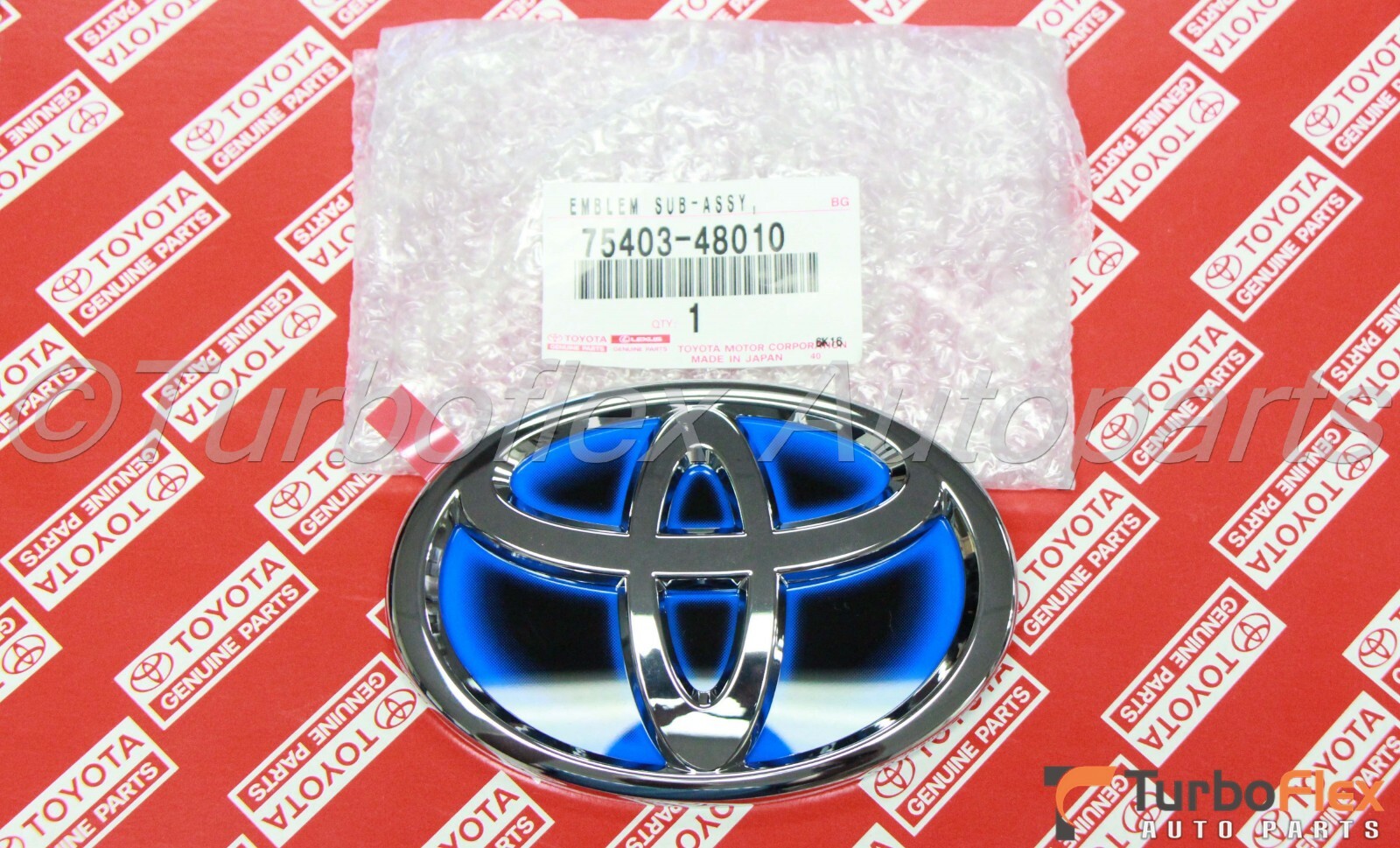 Toyota Camry Hybrid Prius C Rear Trunk Emblem Genuine 75403-48010 75403 ...