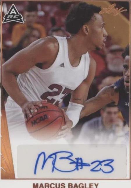 2021-22 Leaf Memories - 1990 Base Autographs Marcus Bagley #BA-MB1 (AU ...