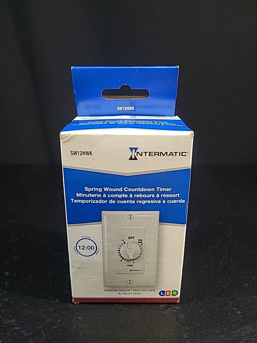 Intermatic Spring Wound Timer Switch Main | T7401B 120 VAC Mechanical