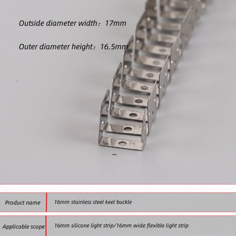 3.3ft Stainless Steel Keel Fixing Slot Modeling Ceiling Light High ...