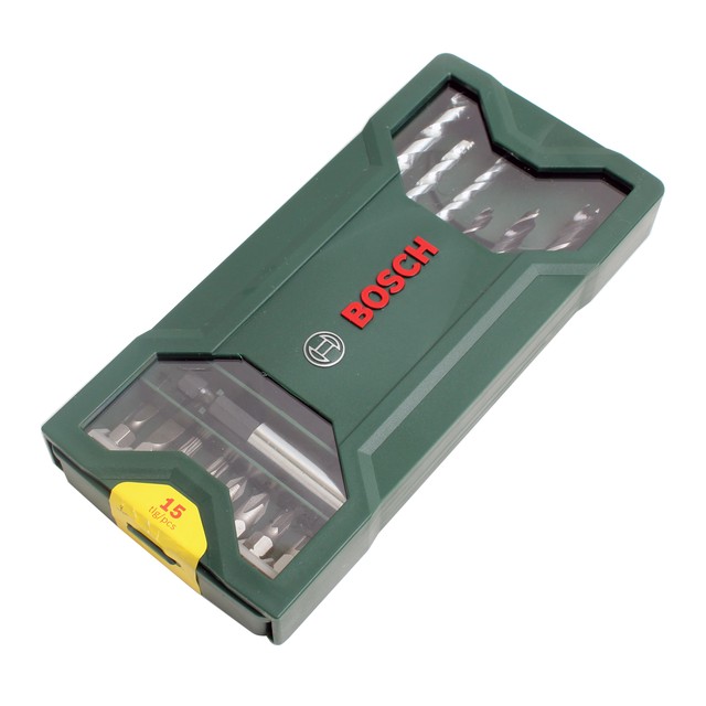 Bosch Driver Drill Bits Wood Concrete Bit Set 15PCS for sale online | eBay