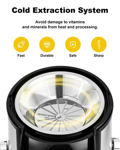 1000W 5 Speeds LCD Screen Centrifugal Juicer Machines Vegetable and ...