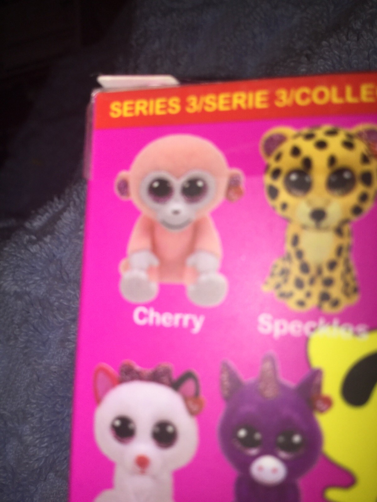 TY Beanie Boos - Mini Boo Figures Series 3 - CHERRY the Pink Monkey (2 ...