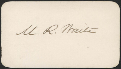 MORRISON R. WAITE - SIGNATURE(S) | eBay