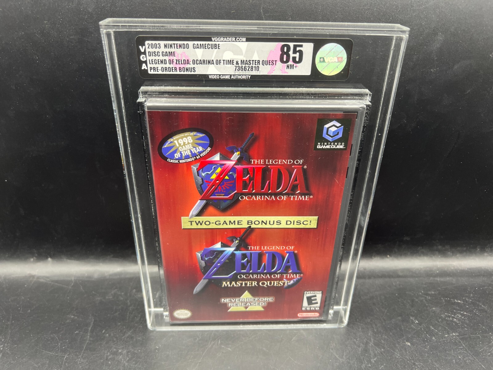 Legend of Zelda Ocarina of Time Master Quest GameCube VGA 85 FACTORY SEALED WATA 70097055108| eBay