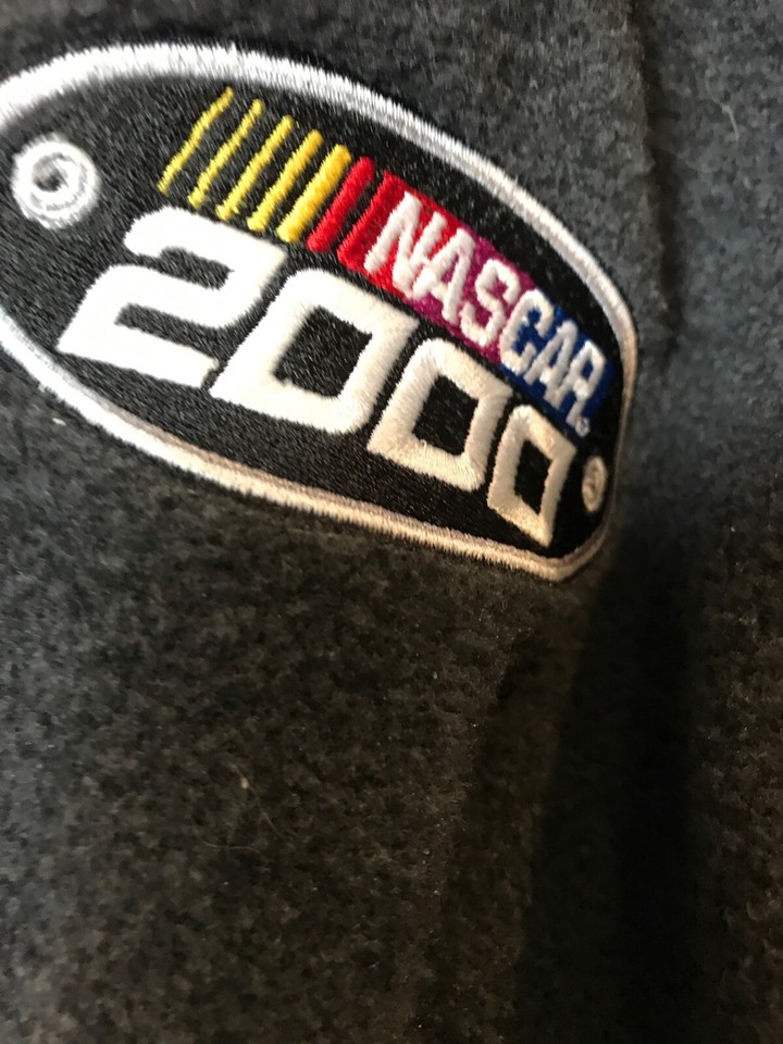 Vintage Nascar 2000 Fleece Hoodie Jacket Cintas The Uniform People Size ...