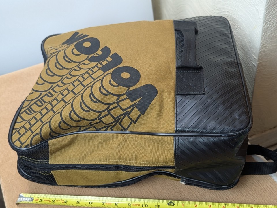 Volcom Backpack Vintage Multi Material Canvas Plastic Mesh Retro Logo ...