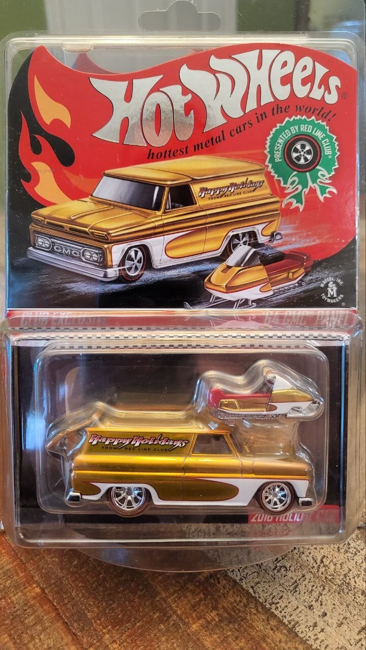 2016 Hot Wheels RLC Club Exclusive '64 GMC Panel Holiday Car/Jet Ski ...
