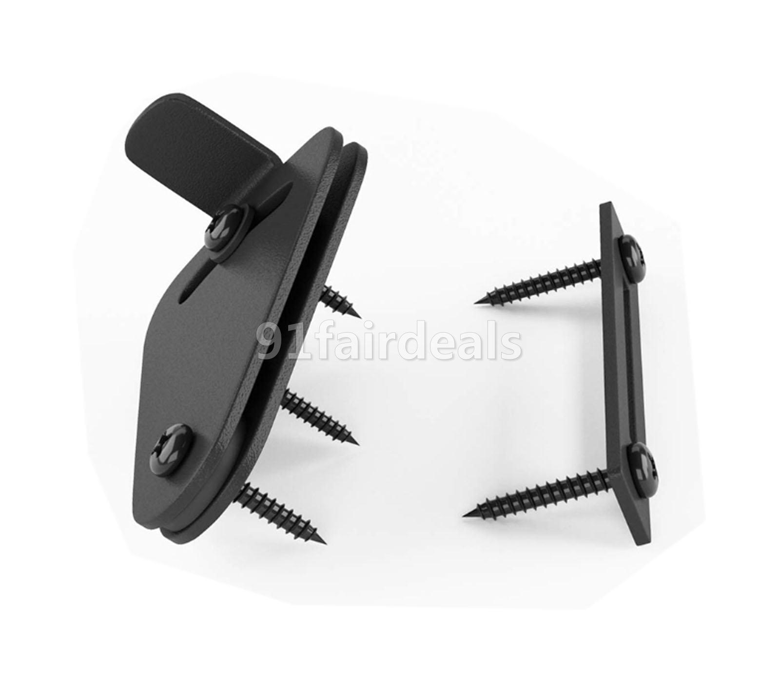 Sliding Barn Door Pull Lock Gate Garage Latch Lock Hardware Carbon ...