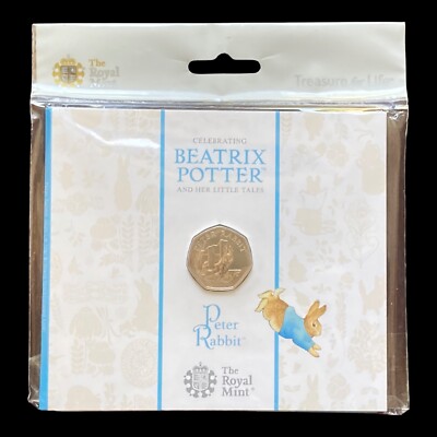 2020 Peter Rabbit 50p ROYAL MINT Fifty Pence Beatrix Potter Coin | eBay UK