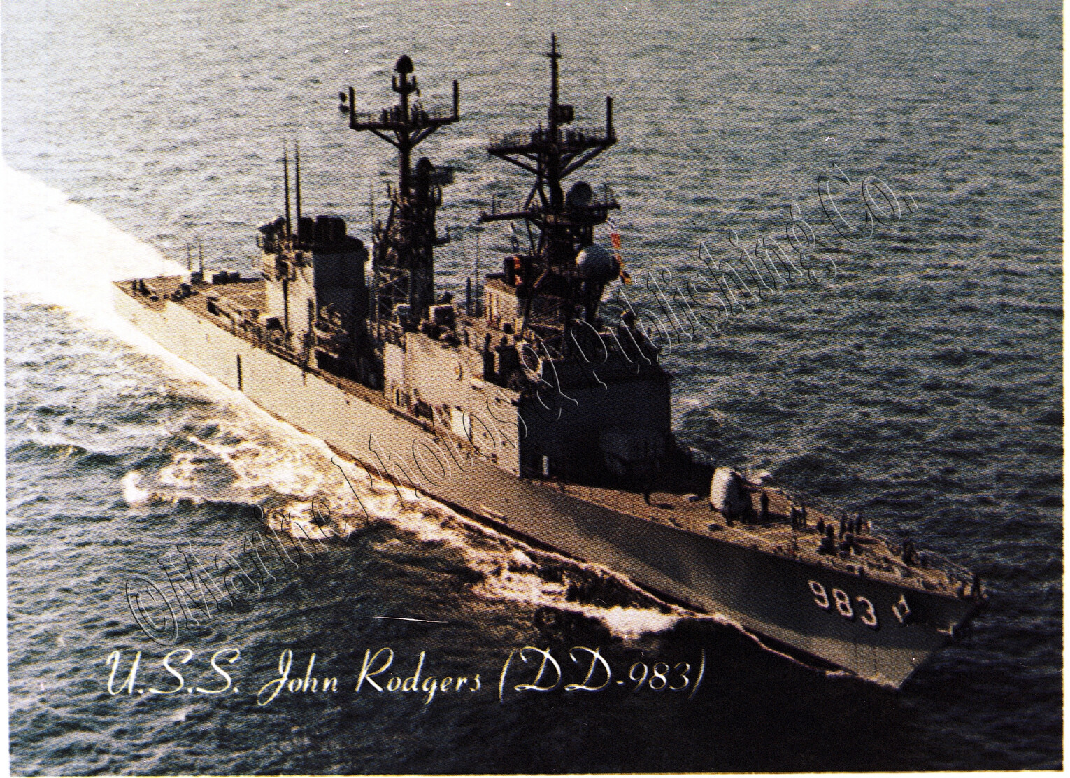 USS JOHN RODGERS DD 983 Photo Print US Navy | eBay