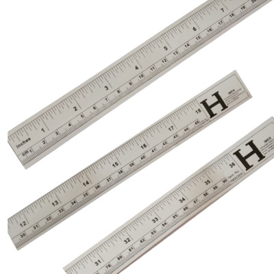 45/90cm Vinyl Metric Measure DIY Self Adhesiv Measuring Tape Soft Ruler ...