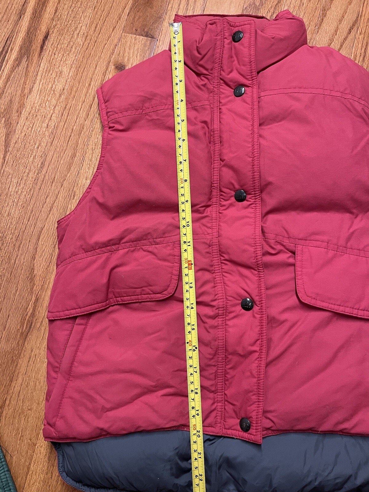 Vintage REI Red Down Puffer Vest Women’s Medium 8 - Gem
