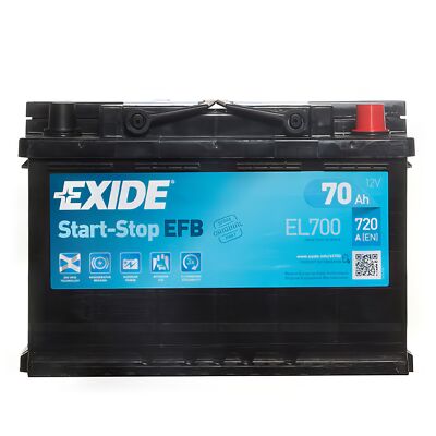 EL700 EFB 096 12V Car Battery 3 Year Guarantee 70AH 720CCA 0/1 B13 By ...