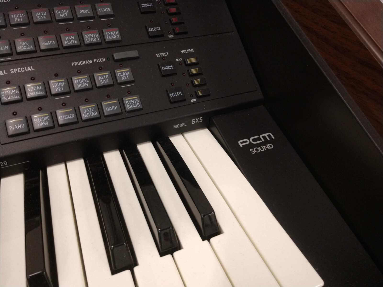 Technics SX-GX5 Electronic Organ Great PCM Sound Synthesizer PIANO | eBay