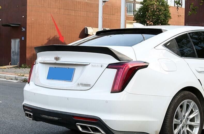 2020-2024 Cadillac CT5 CT5-V Real Carbon Fiber V Rear Trunk Spoiler ...