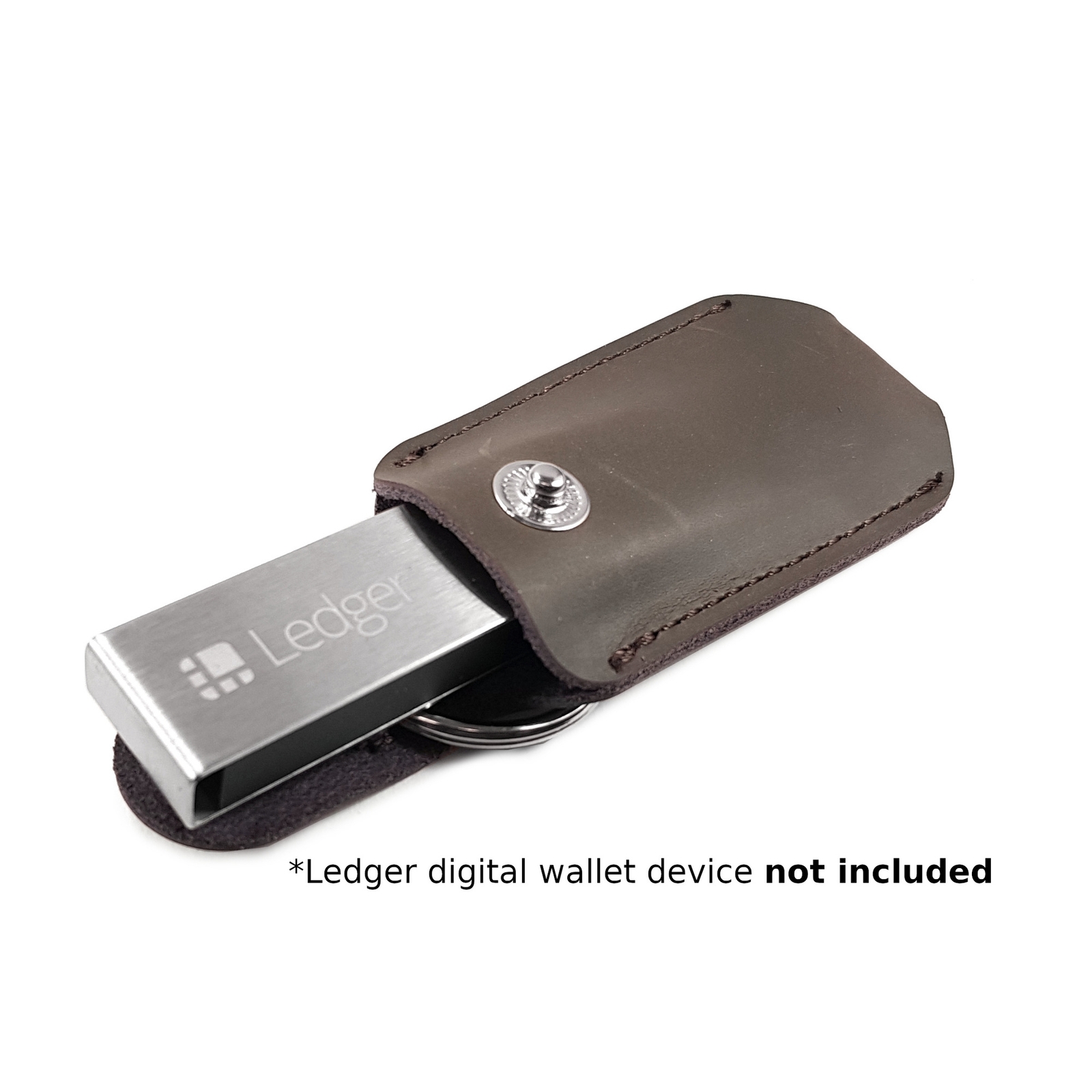 TUFF LUV Leather Case Keychain Pocket Clip for Trezor Crypto / Nano ...
