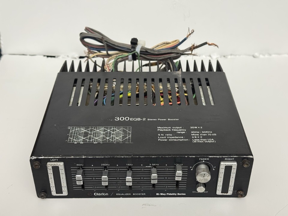 Clarion 300 EQB-2 Equalizer Booster | eBay