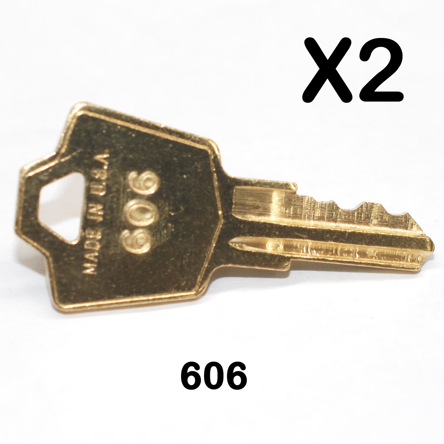 Two 606 Replacement Keys for Acorn/Brooks Stairlift, Rascal/GoGo ...