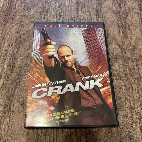 Crank DVD Jason Statham Amy Smart Action Movie Full Screen 2006 ...