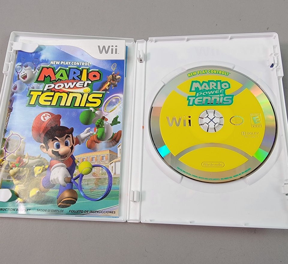 Mario Power Tennis Nintendo Wii Complete In Box With Manual *Great ...