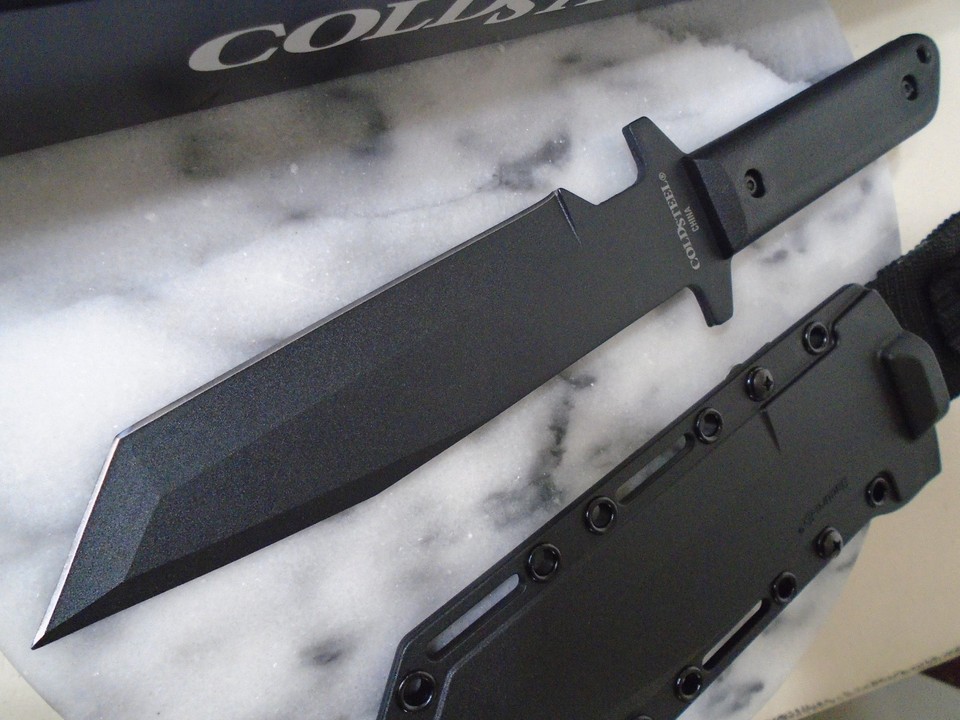 Cold Steel GI Tanto Fixed Blade Combat Hunter Knife Full Tang 1055CS ...