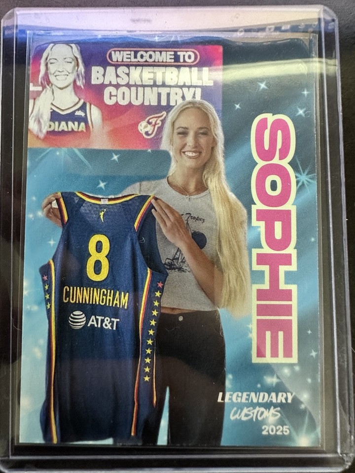 2024 Sophie Cunningham Anime Kaboom #1 Hearts Refractor Indiana Fever ...