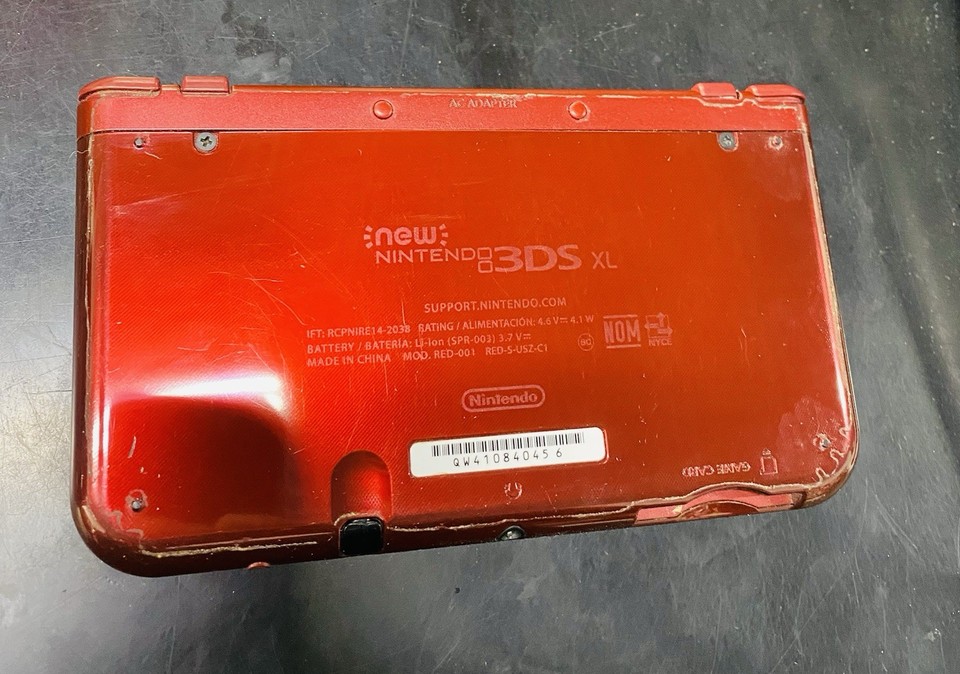 Nintendo “New” 3DS XL Metallic Red Handheld Console System RED-001 ...