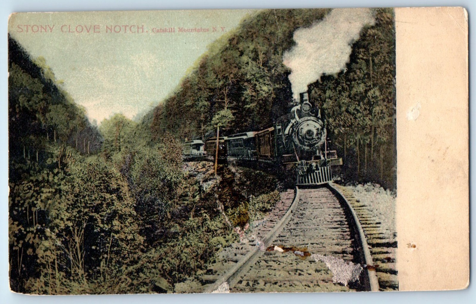 c1905 Catskill Mountain New York NY Postcard Stony Clove Notch ...