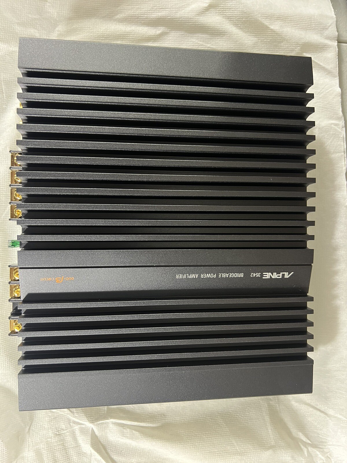 Alpine 3542 - 2 Channel Bridgeable Power Amplifier | 60W RMS | 1 DIN ...