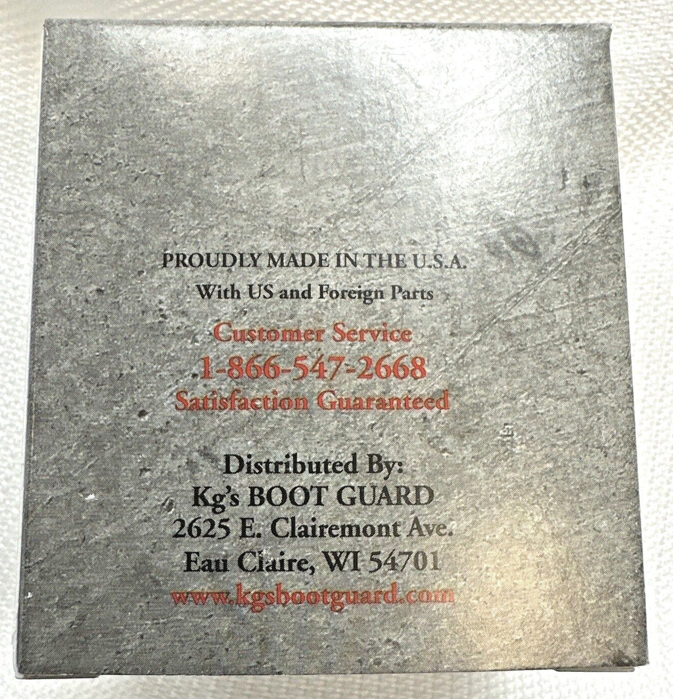 KG'S BOOT GUARD Brush-On Boot Guard Work Boot Toe Protector 2 oz | eBay