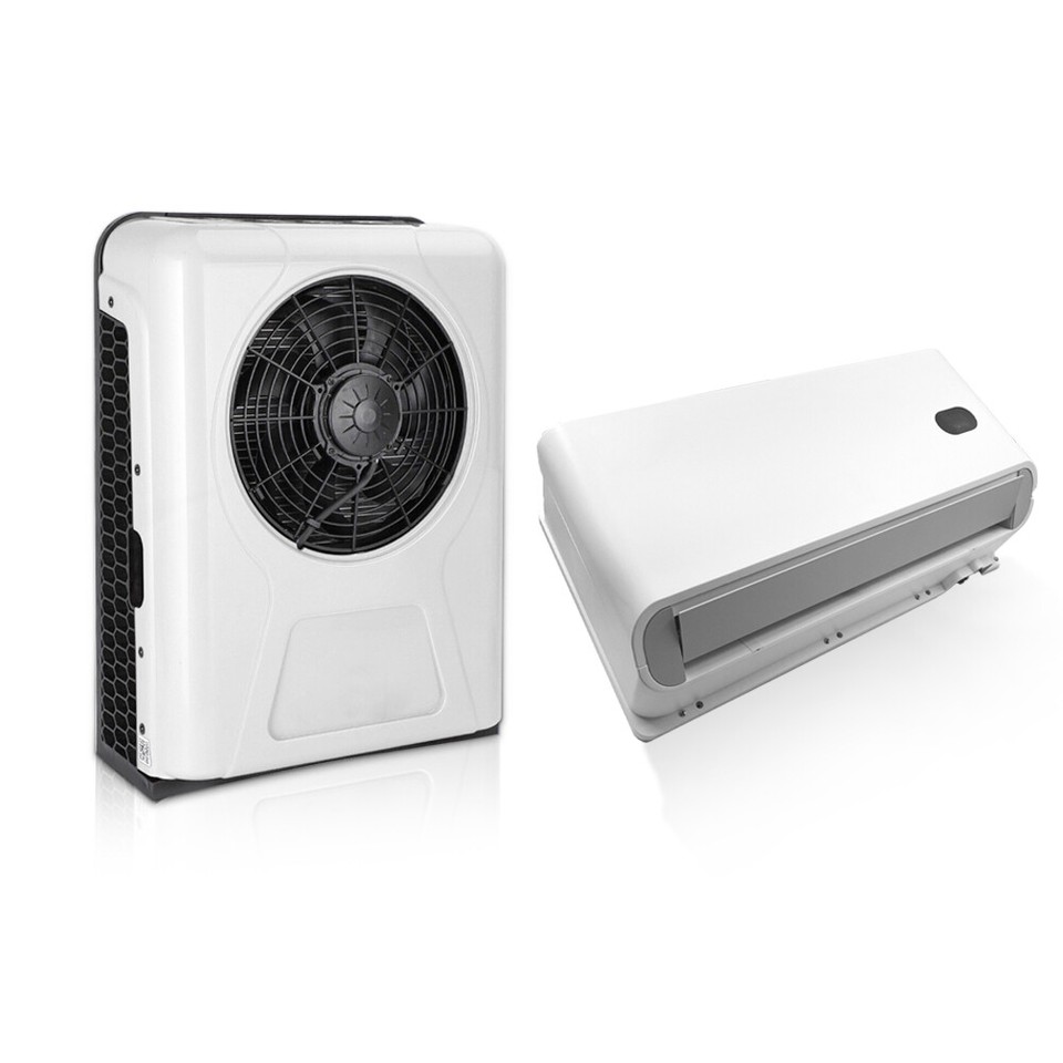 24V Cooling Air Conditioner Split Parking AC Kits For Semi Trucks ...